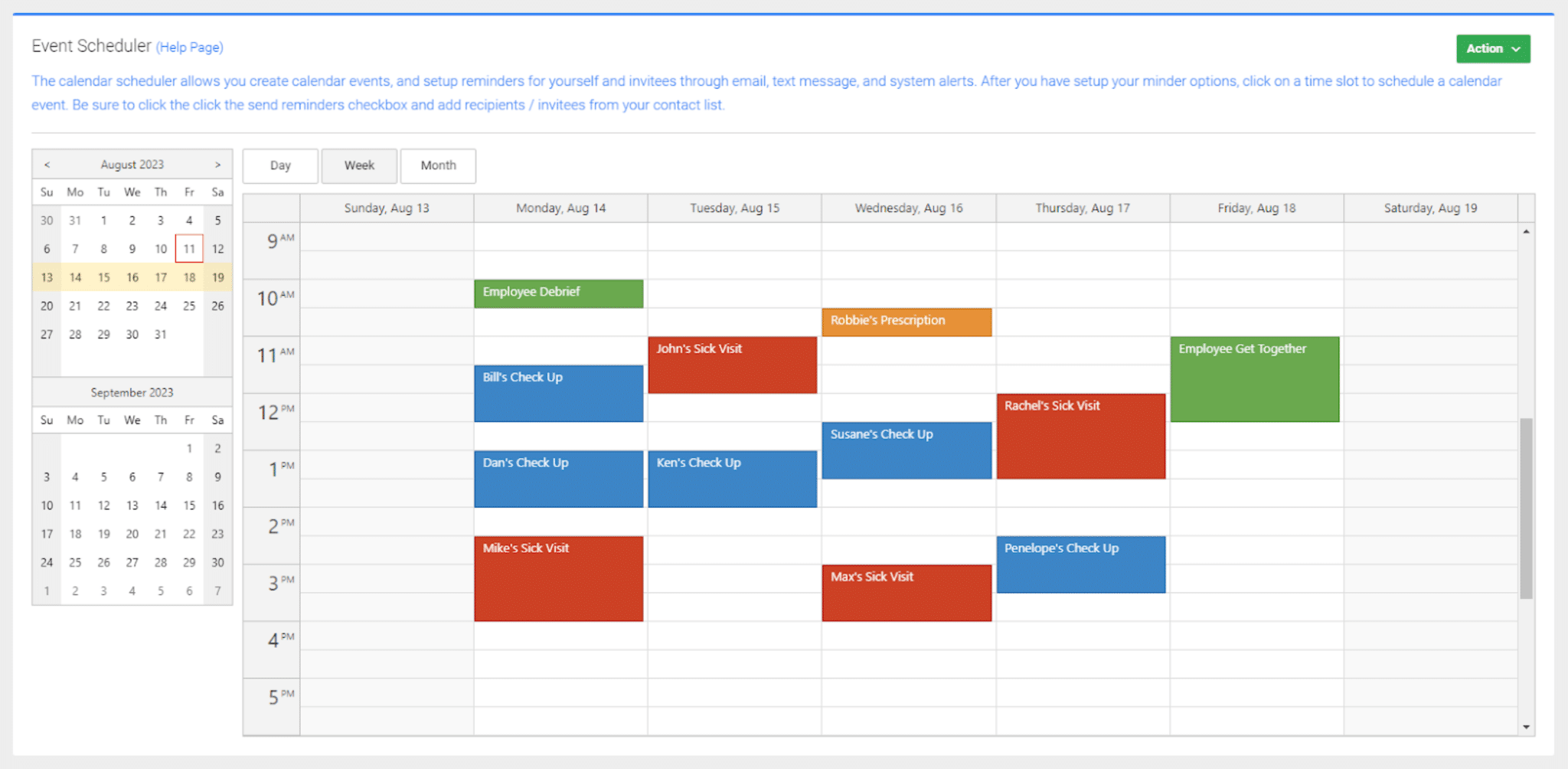TextP2P's Visual Calendar is Now Available! - TextP2P