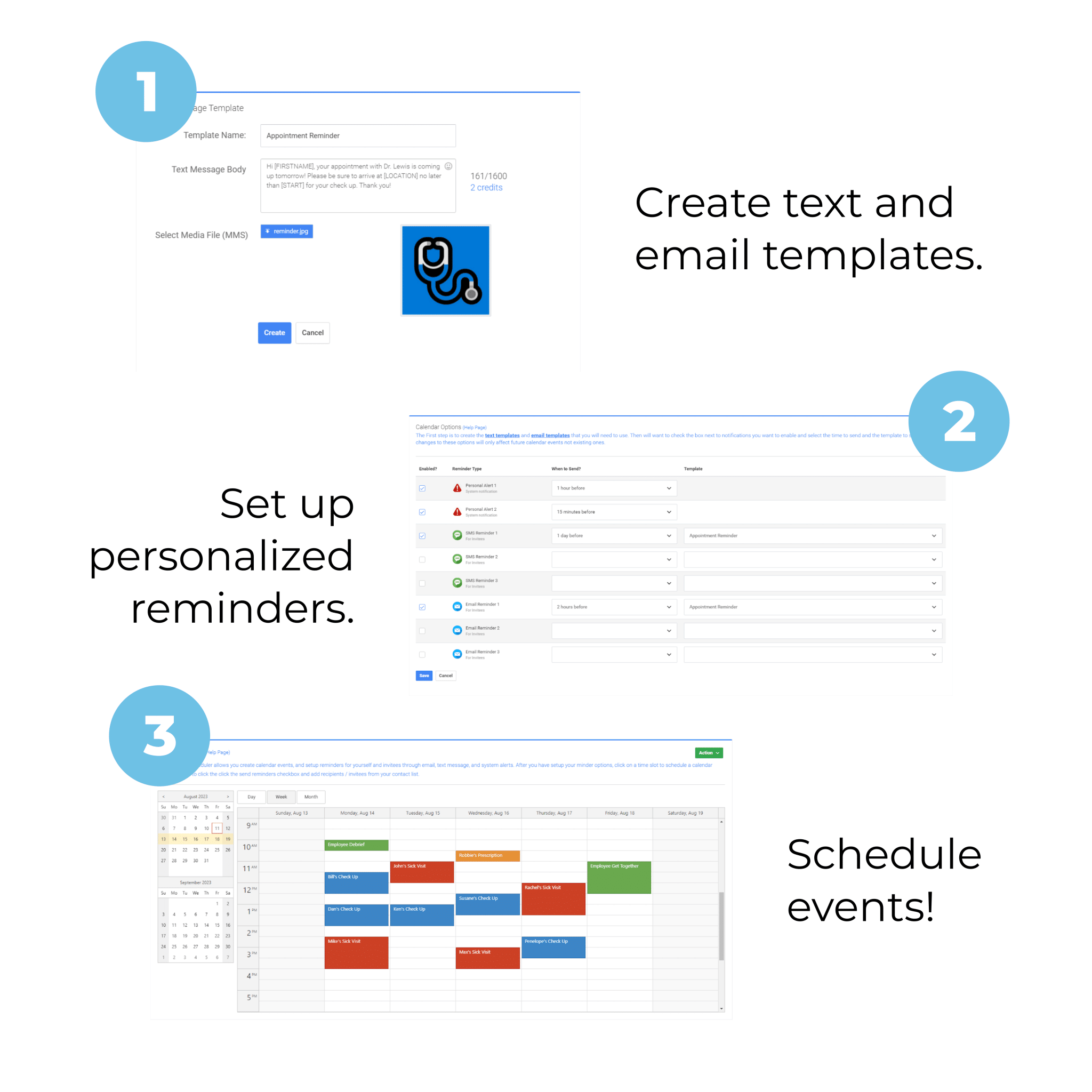 Appointment Reminders - TextP2P